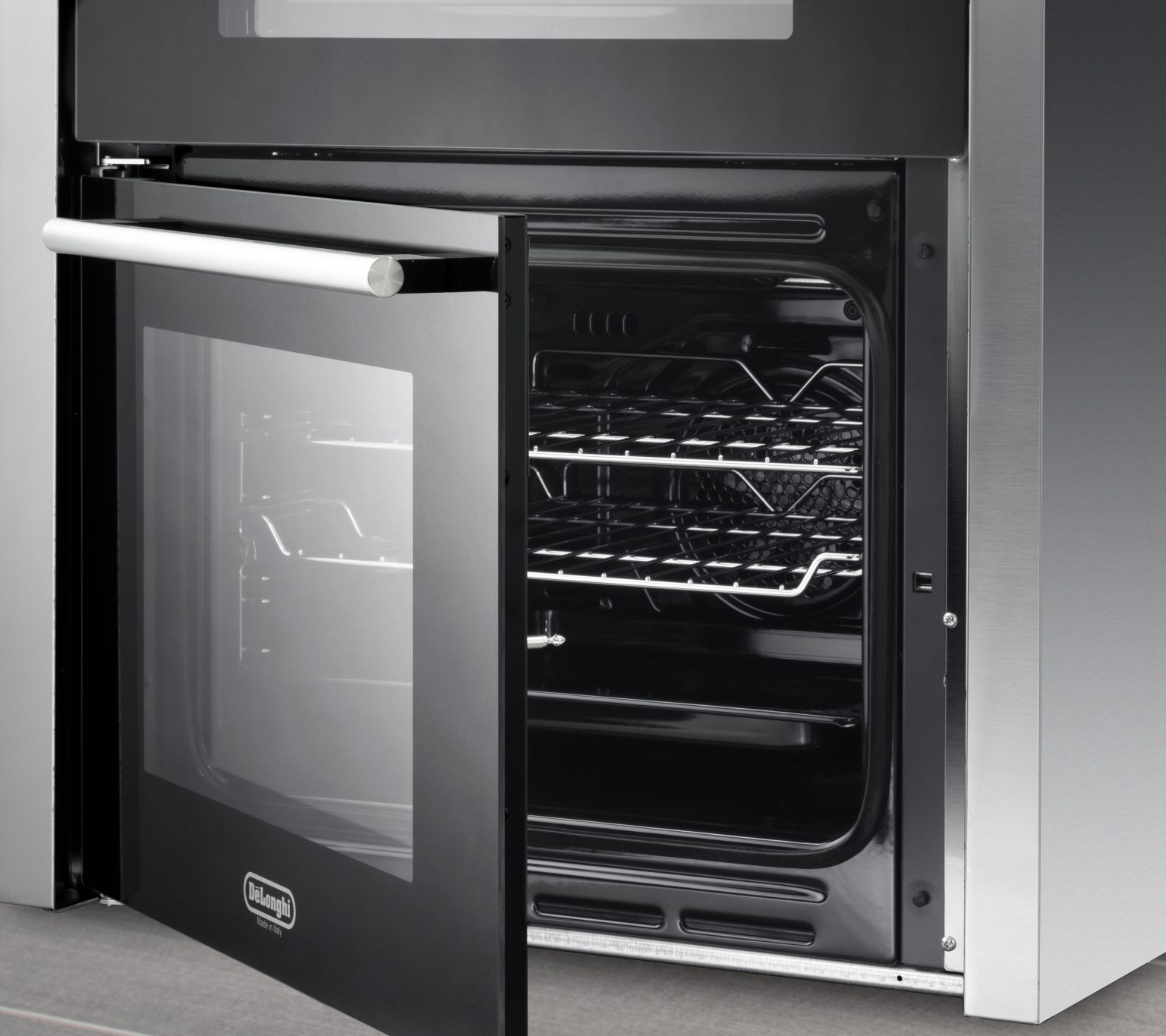 Modern double cavity dual fuel Range-style Cooker in Stainless Steel ...