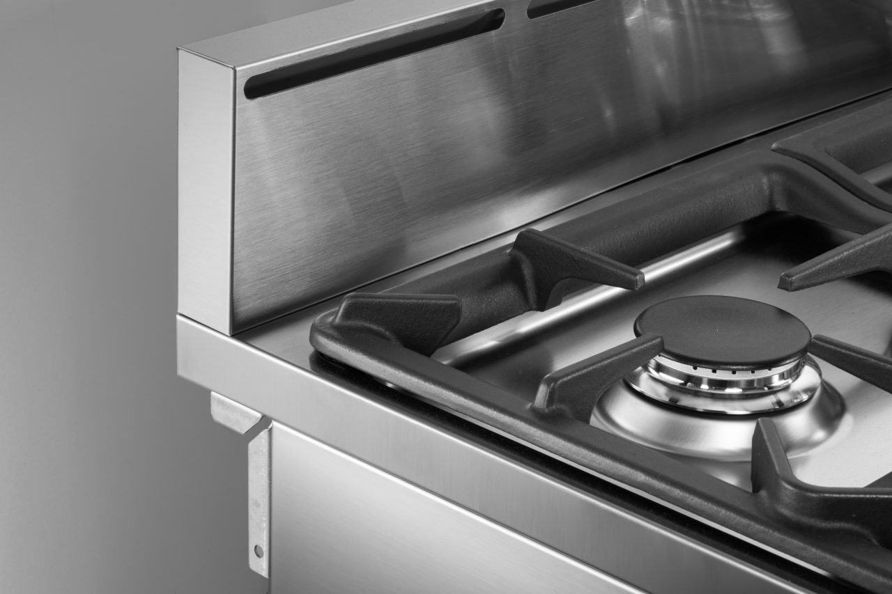 Modern double cavity dual fuel Range-style Cooker in Stainless Steel ...