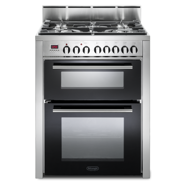 Modern double cavity dual fuel Range-style Cooker in Stainless Steel ...