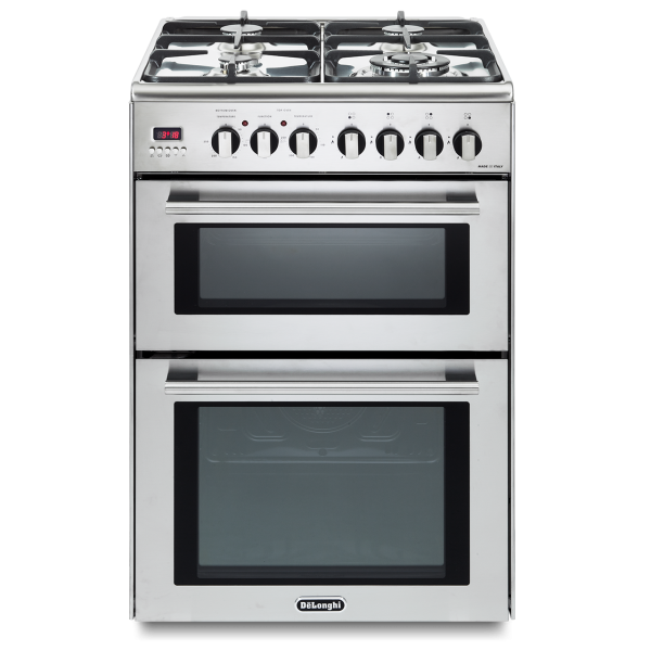 Modern double cavity dual fuel Range-style Cooker in Stainless steel ...