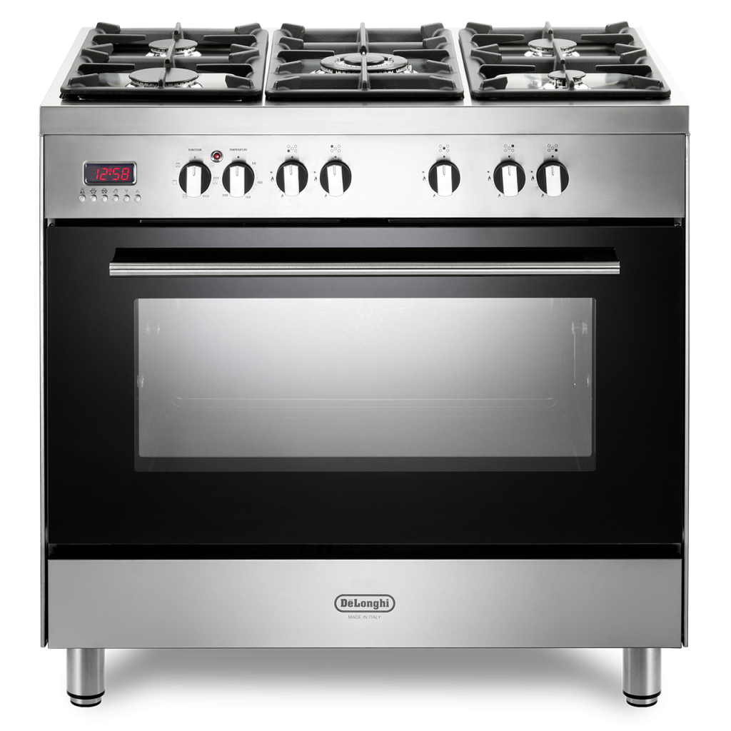 Modern single cavity dual fuel Range Cooker - De'Longhi