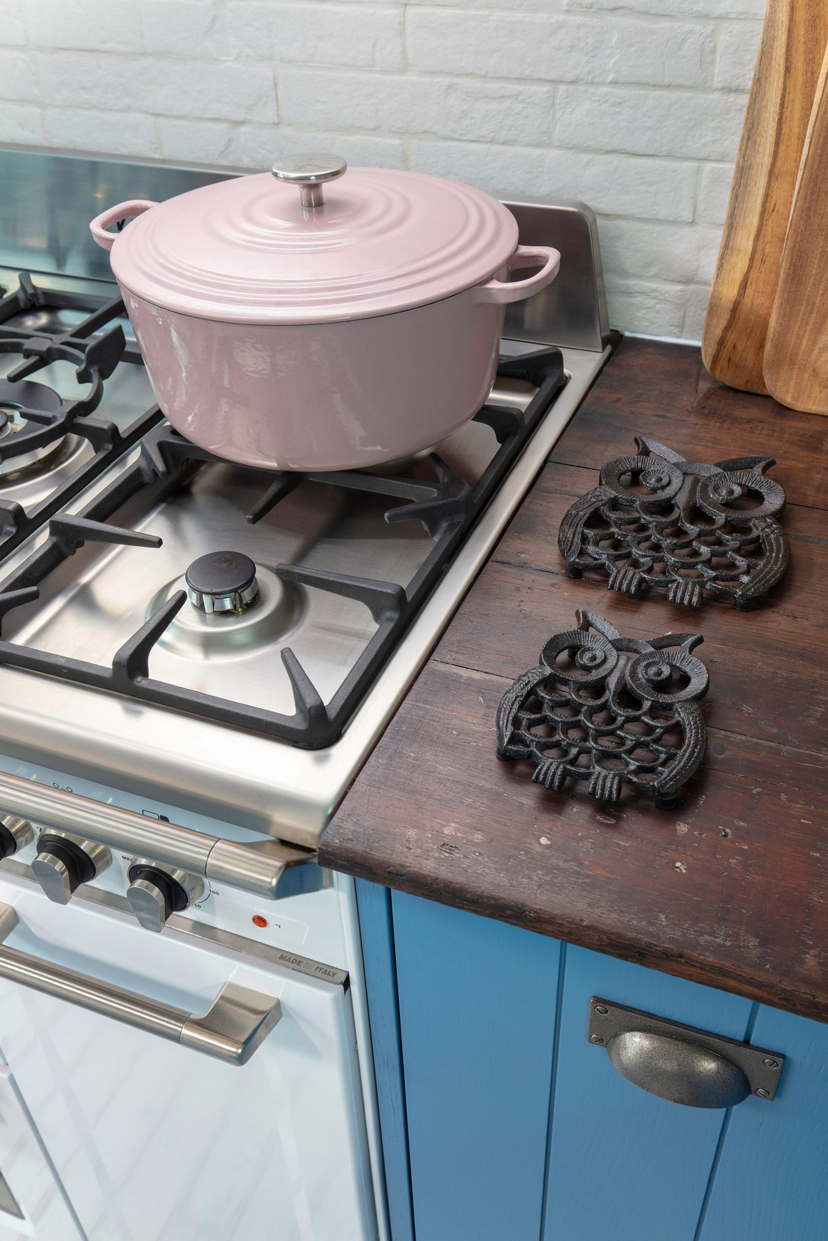 Modern double cavity dual fuel Range-style Cooker in Stainless Steel ...