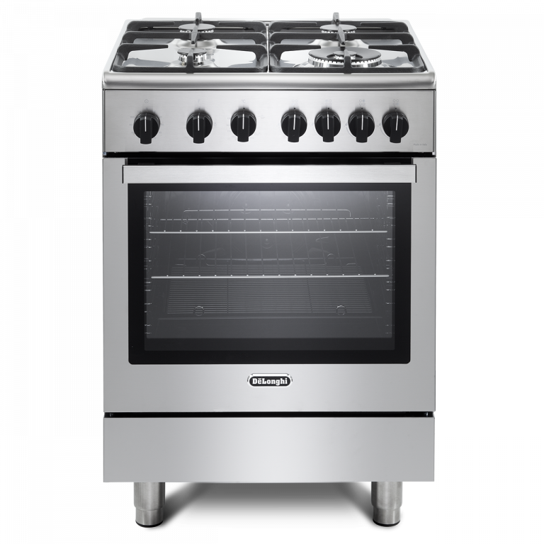 Modern single cavity gas Range-style Cooker in Stainless steel - De'Longhi