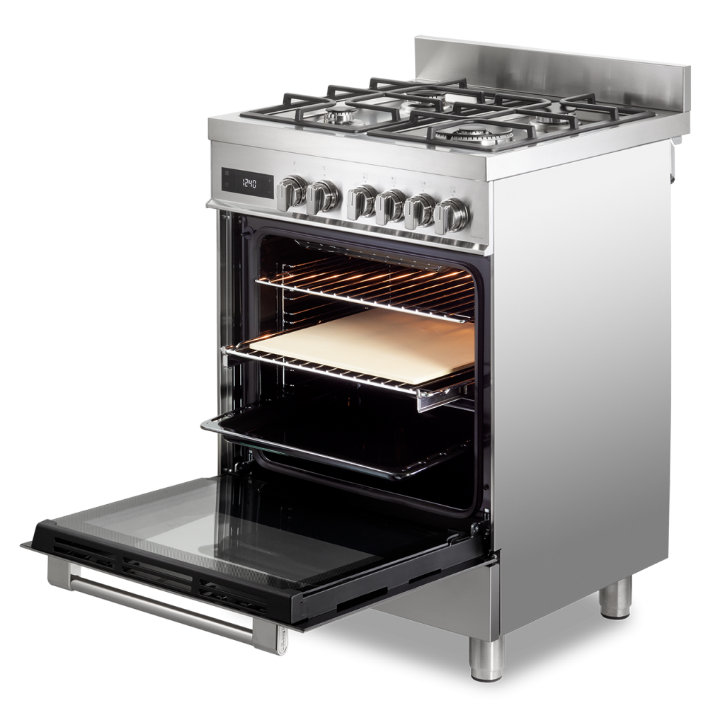 Modern single cavity dual fuel Range-style Cooker in Stainless steel ...