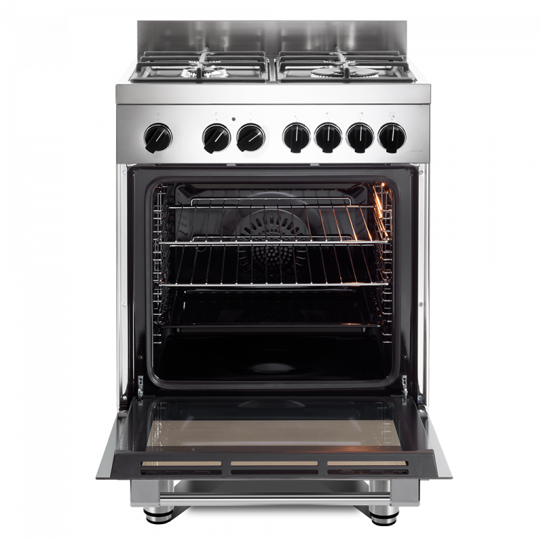 Modern single cavity dual fuel Range-style Cooker in Stainless Steel ...