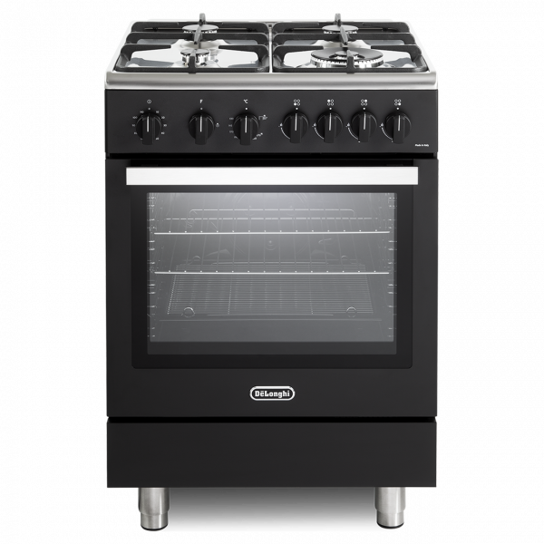 Modern single cavity gas Range-style Cooker in Anthracite - De'Longhi