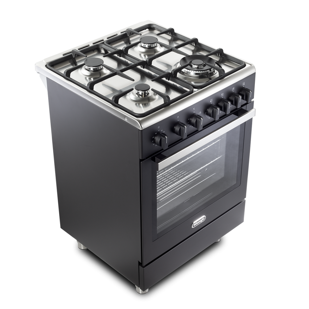 Modern single cavity gas Range-style Cooker in Anthracite - De'Longhi